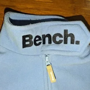 Bench | Shirts & Tops | Bench Fleece Zip Up Sweater Euc Light Blue ...
